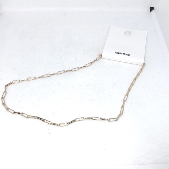 Express | Jewelry | Express Paperclip Chain Necklace | Poshmark